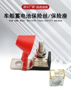 China Car And Boat Battery Fuse 58V 200A , Ceramic Square Fuse Holder For RV Yacht Crane for sale