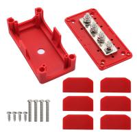 China Red Shell Exchange Line Bus Bar Box M8 300A Large Current 48V RV Converter for sale
