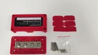 China Red Shell Exchange Line Bus Bar Box M8 300A Large Current 48V RV Converter for sale