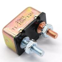 China Automobile Ship 12V 24V Universal Circuit Breaker Automatic Reset Metal Shell 10-50A for sale