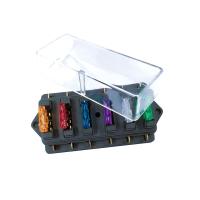 China 6 Way Transparent Dust Cover 6 Socket Fuse Box RV Circuit Modified for sale