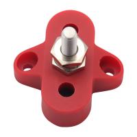 China Red / Black Dual Type Wiring Terminal M8 / M6 For Truck RV Car Yacht Busbar for sale