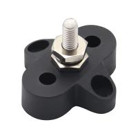 China Red / Black Dual Type Wiring Terminal M8 / M6 For Truck RV Car Yacht Busbar for sale
