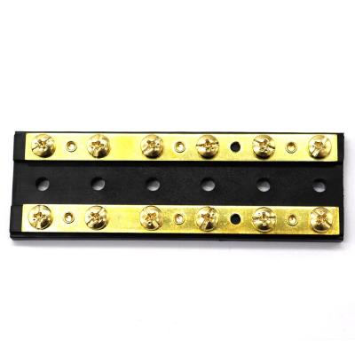 China 12 / 24V Automobile Ship Yacht Bus Bar 12Bit Convergence Double Row 6Bit 60A for sale