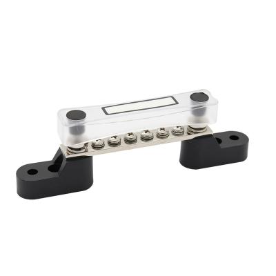China 8Bit Single Convergence Row Belt Lid General BUS Bar 100A For Car Ship for sale