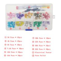 China Plastic Boxes Mini Micro Fuse Zinc Tablet 100 Sets Insurance 1cm Width for sale