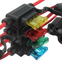 China Automobile Medium Fuse Socket , 1.9cm Long Medium Sized Fuse Seat for sale