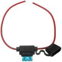 China Automobile Medium Fuse Socket , 1.9cm Long Medium Sized Fuse Seat for sale