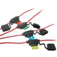 China Automobile Medium Fuse Socket , 1.9cm Long Medium Sized Fuse Seat for sale