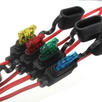 China Automobile Medium Fuse Socket , 1.9cm Long Medium Sized Fuse Seat for sale