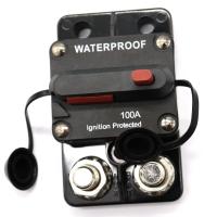 China Square Manual Reset Circuit Protector Switching Router 100A Ignition For Truck Ship for sale