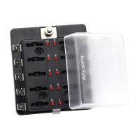 China Automobile Mid Number Fuse Seat Car Yacht Modified Ribbon LED Indicator for sale