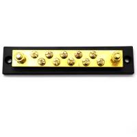 China RV Yacht Large Current Exchange Line Row Copper Bus Bar 150A 48V DC 10 Bit for sale