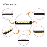 China RV Yacht Large Current Exchange Line Row Copper Bus Bar 150A 48V DC 10 Bit for sale