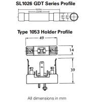 China Littelfuse SL-1026-700 High Power Gas Discharge Surge Protector Plasma GDT for sale
