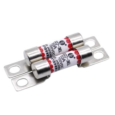 China EV322 3EL Electric Vehicle Fuse 10A 16A 20A 25A 32A 700VDC Bolted Type Round Tube for sale