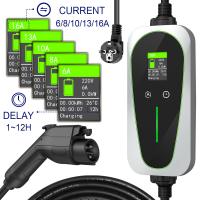 China 16A Type 1 EV Charger EU Shucko Plug 700VDC Plastic Metal Material for sale