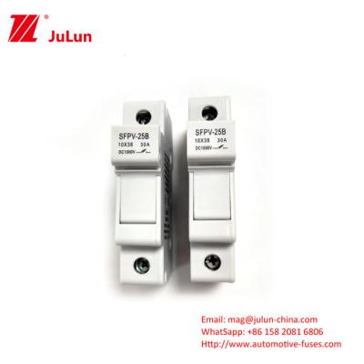 China Cylindrical Shape Solar PV Fuse 1000VDC With 30kA Breaking Capacity And Ceramic Body for sale