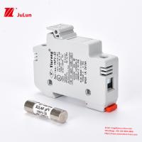 China Dc Guide Type Solar PV Fuse 10A Rated IP20 Protection Fast Response for sale