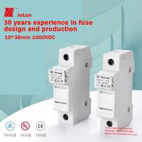 China Dc Guide Type Solar PV Fuse 10A Rated IP20 Protection Fast Response for sale