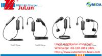 China Flame Retardant Type 2 Portable EV Charger With AC110~250V Under Voltage Protection for sale