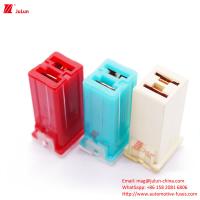 China Safety Square Car Fuses Small Insert Mini Medium Large Current 20A 30A 40A 50A 60A Short Long Foot 32V Fuse Box for sale