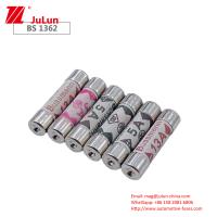 China ASTA BS1362 SS167 Compliant Ceramic Automotive Fuses With Flat Head Tubular Design for sale