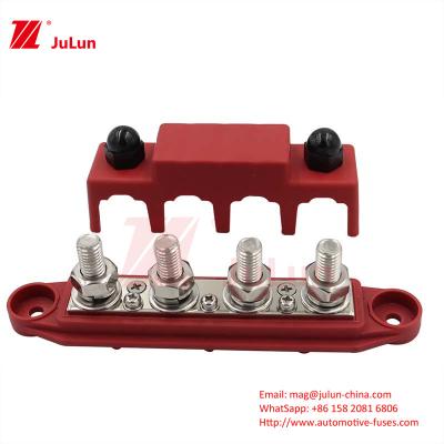 China Rv Yacht Bus Max Voltage 48VDC Low Voltage Fuse Holder 62.5A Rated Current Terminal Current 20A for sale