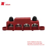 China 4-Stud Distribution Block 62.5A Rated Current High Temperature Resistance M8 M10 Per Column for sale