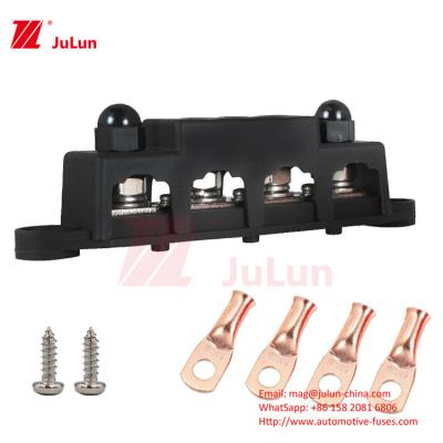 China Rv Yacht Bus M8M10 High Current Wiring Stud Terminal Current 20A ABS Zinc Alloy Brass 248g for sale