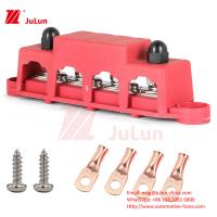 China Rv Yacht Bus M8M10 High Current Wiring Stud Terminal Current 20A ABS Zinc Alloy Brass 248g for sale