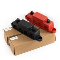 China 12V 250A 4 Post Busbar Bus Bar Power Distribution Block W/ Cover 5/16