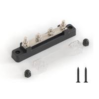 China RV Truck Marine Boat Hot Red 3/8'' Stud Bus Bars Terminal Block Battery Busbar For Machine Car for sale