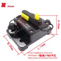 China Yacht RV 0A-300A Yacht RV Switch Fuse Automatic Reset 12-48v Switch Fuse Holder Protector for sale