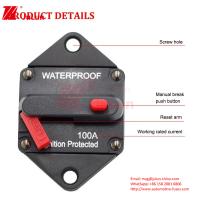 China 300A RV Circuit Breaker 48V Motor Fuse Inverter Marine Overload Protector Reset Circuit Breaker for sale