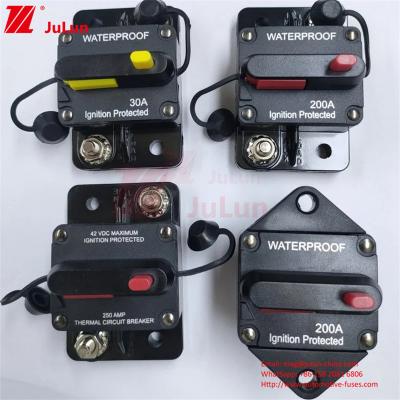 China 300A RV Circuit Breaker 48V Motor Fuse Inverter Marine Overload Protector Reset Circuit Breaker for sale