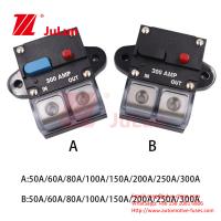 China 300A 48VDC Multiple Circuit Breaker High Current Overload Protector Car Audio Retrofit 100A Recovery Circuit Breaker for sale