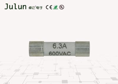 China 600V AC 6.3A High Voltage Fuse  5mm X 20mm Fuse Quick Break Halogen Free for sale