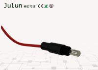 China Inline Glass Low Voltage Fuse Holder Soldering Type Witih Black Nylon Body for sale