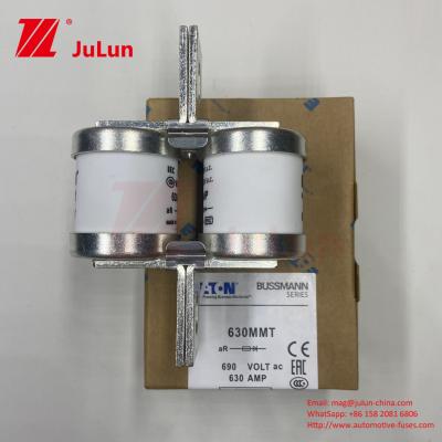 China 690V Current Ceramic Car Fuses With Twin Bolt Plate Installation  630A  630MMT for sale
