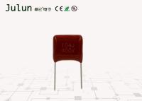 China Plug In Polyester Film Capacitor 104J 400V Low Pulse  Good Self Healing for sale
