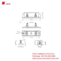 China External Dimension Fuse Holder / Box Automotive Spare Parts For Manufacturers for sale