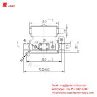 China 30A-500A Corrent ANS/MIDI Small Good Fuse Holder Ship Manually Reset Circuit Breaker for sale