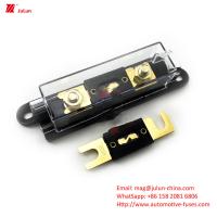 China Two Poles Automotive Spare Parts Copper Contact Material External Dimension Fuse Holder / Box for sale