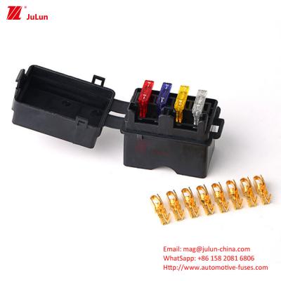 China Auto Fuse Nylon Fuse Holder 32V 30A-500A Rated Voltage ANM High Power Fuse Box Accessories for sale