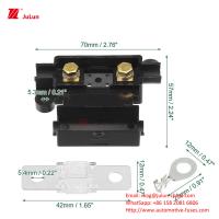 China Auto Fuse Nylon Fuse Holder 32V 30A-500A Rated Voltage ANM High Power Fuse Box Accessories for sale