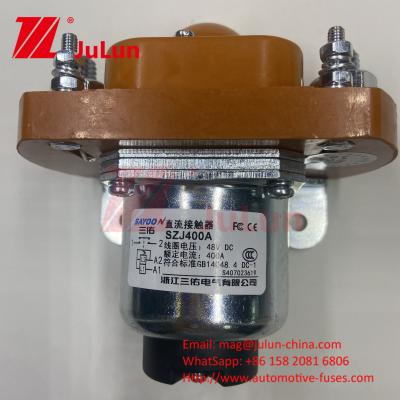 China Dc Contactor Electric MZJ-50A Bulldozer Brick Factory High Current Low Voltage CE FCC for sale