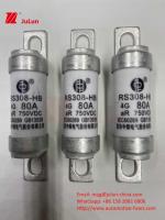 China 750VDC Ceramic Automotive Fuses RS308 HB 4G High Temperature 10A 20A 25A 30A 40A 50A 63A 80A 100A 750VDC FUSE for sale