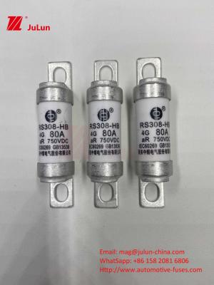 China Power Conversion 63A 15A 30A 25A 100A 50A EV FUSEDC750V Rated Voltage Electric Vehicle Bolted Fuse for sale