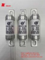 China Electric Vehicle Fuse For Traction System Energy Storage And  Olted 750VDC 25A 30A 40A 50A  For RS308 HB EV for sale